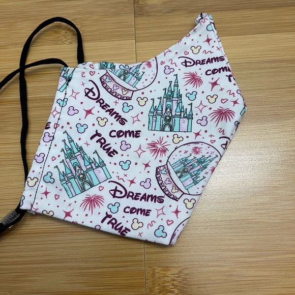 Accessories | Disneys Castle Face Mask | Poshmark